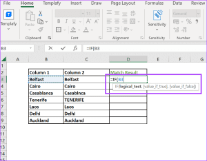 3 Ways to Compare Columns in Excel for Matches - Guiding Tech