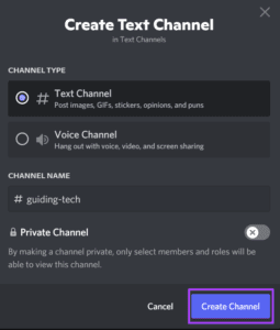 How to Create a Discord Channel on Desktop and Mobile - Guiding Tech