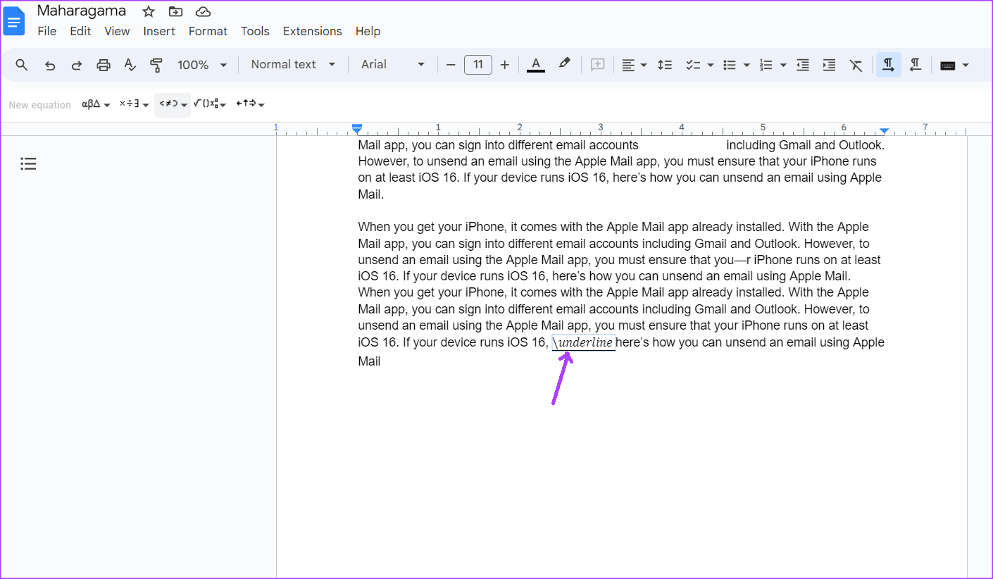 3 Best Ways to Double Underline Text in Google Docs - Guiding Tech
