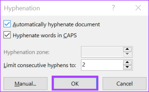 How to Enable and Disable Hyphenation in Microsoft Word - Guiding Tech