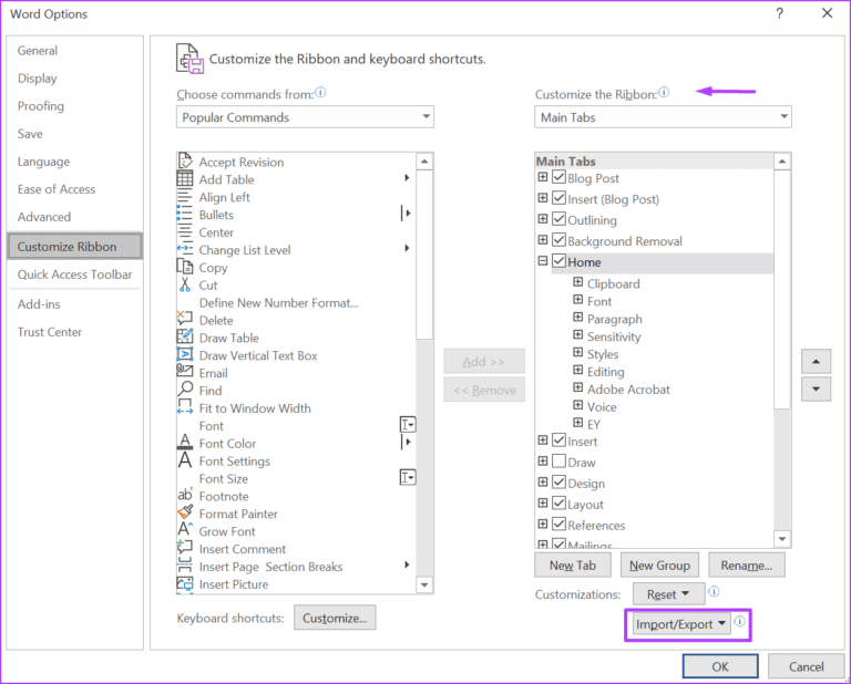 How to Import and Export Microsoft Word's Ribbon Settings - Guiding Tech