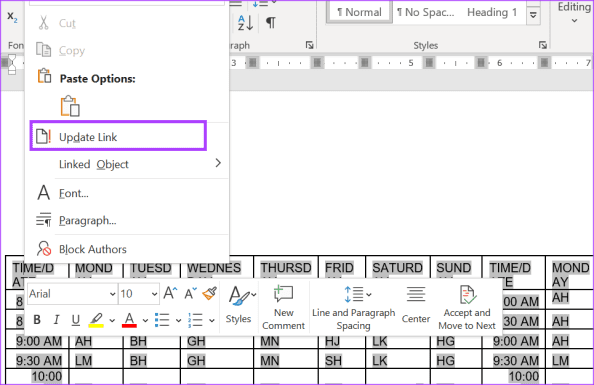 3 Ways to Insert an Excel Spreadsheet into a Word Document - Guiding Tech