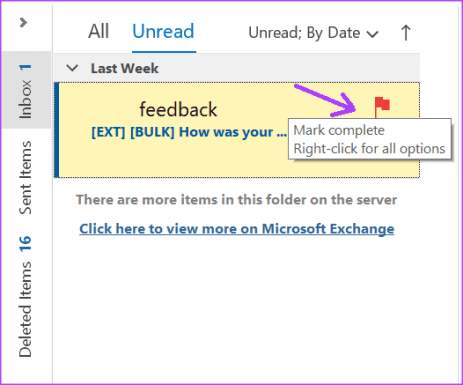 How to Find and Manage Flagged Emails in Outlook - Guiding Tech