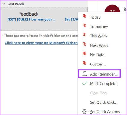 How to Find and Manage Flagged Emails in Outlook - Guiding Tech