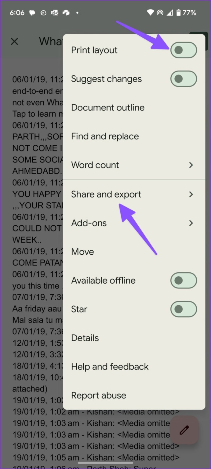 How to Print WhatsApp Chat on iPhone and Android - Guiding Tech