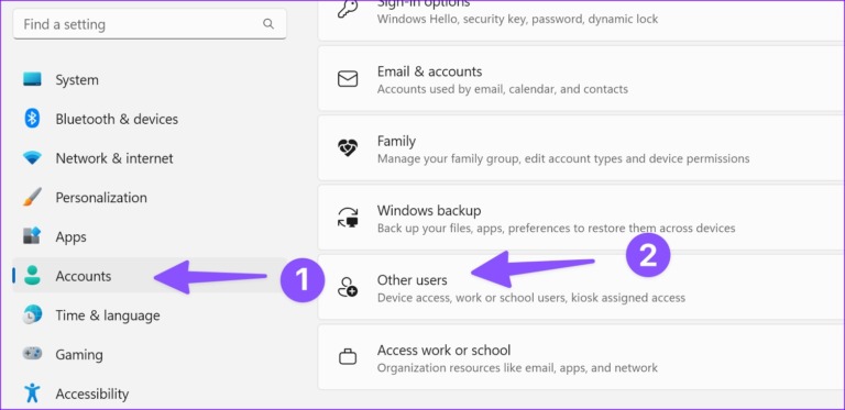 How to Remove a Microsoft Account From Windows 11 - Guiding Tech