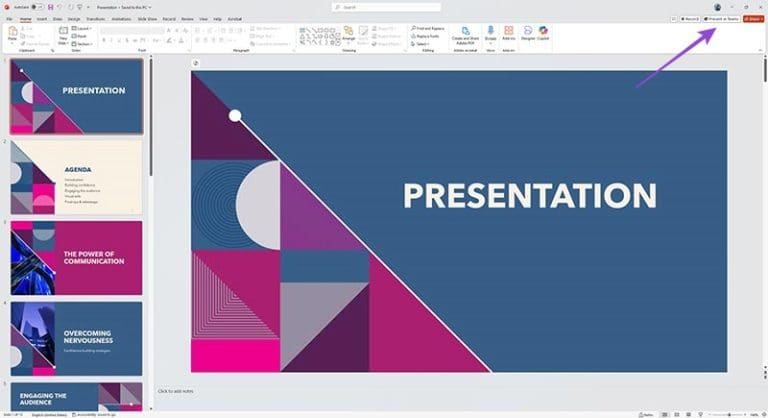 How to Present a PowerPoint Presentation in Microsoft Teams - Guiding Tech