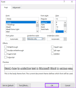 3 Ways to Underline Text in Microsoft Word - Guiding Tech