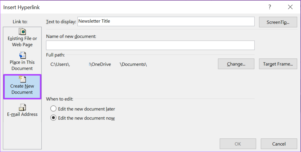 How to Use the Different Types of Hyperlinks in Microsoft Word 2025