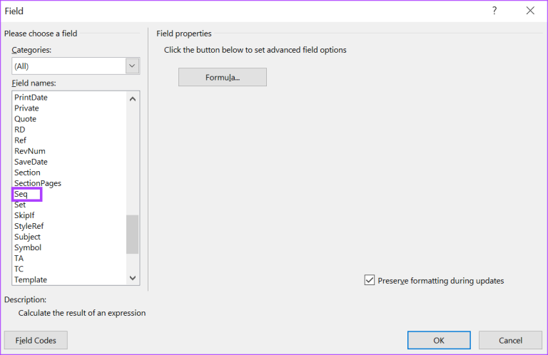 How to Use the SEQ Field Code to Number a Word Document - Guiding Tech