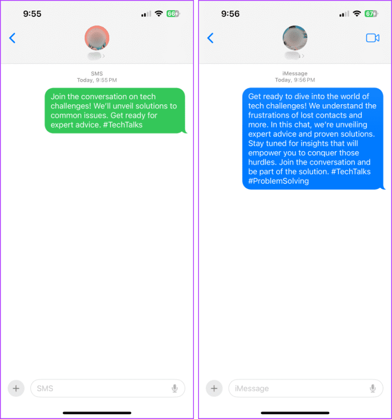 iMessage vs. Text Message: What’s the Difference - Guiding Tech