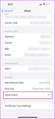 How to Check Battery Cycle Count on iPhone 15 Series - Guiding Tech