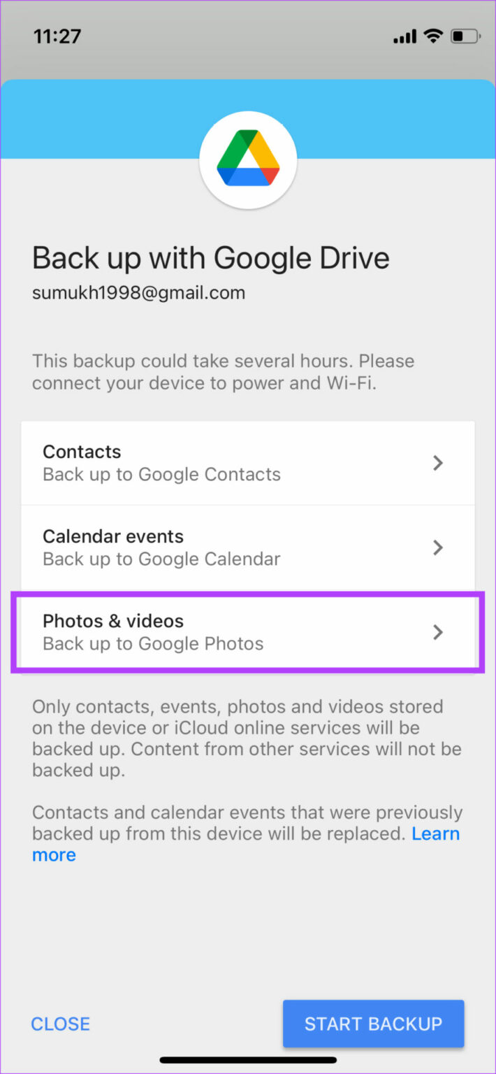 A Guide to Back Up iPhone Data to Google Drive - Guiding Tech