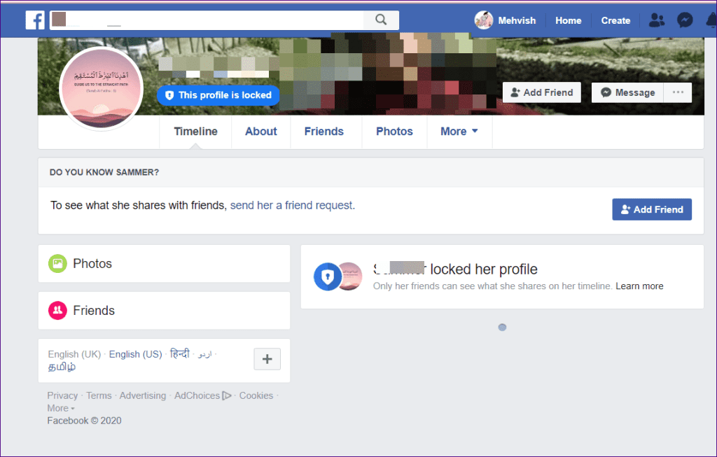 How to Lock Facebook Profile and What Does It Do