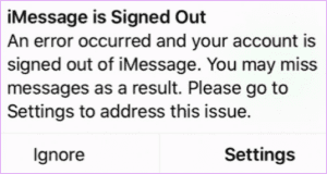 6 Ways to Fix "iMessage Is Signed Out" Error on iPhone - Guiding Tech