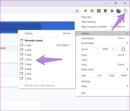How to Save Tabs Before Closing Chrome and Restore Lost Ones - Guiding Tech