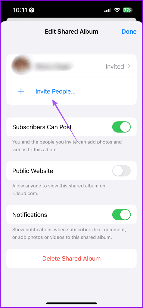 How to Manage Shared Photo Albums on Your iPhone - Guiding Tech