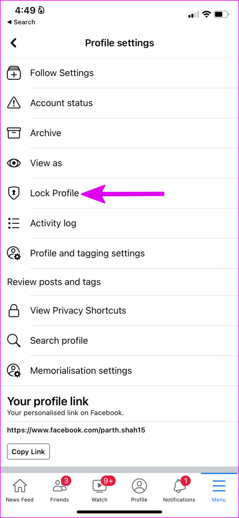 How to Lock Facebook Profile on Mobile and Web - Guiding Tech