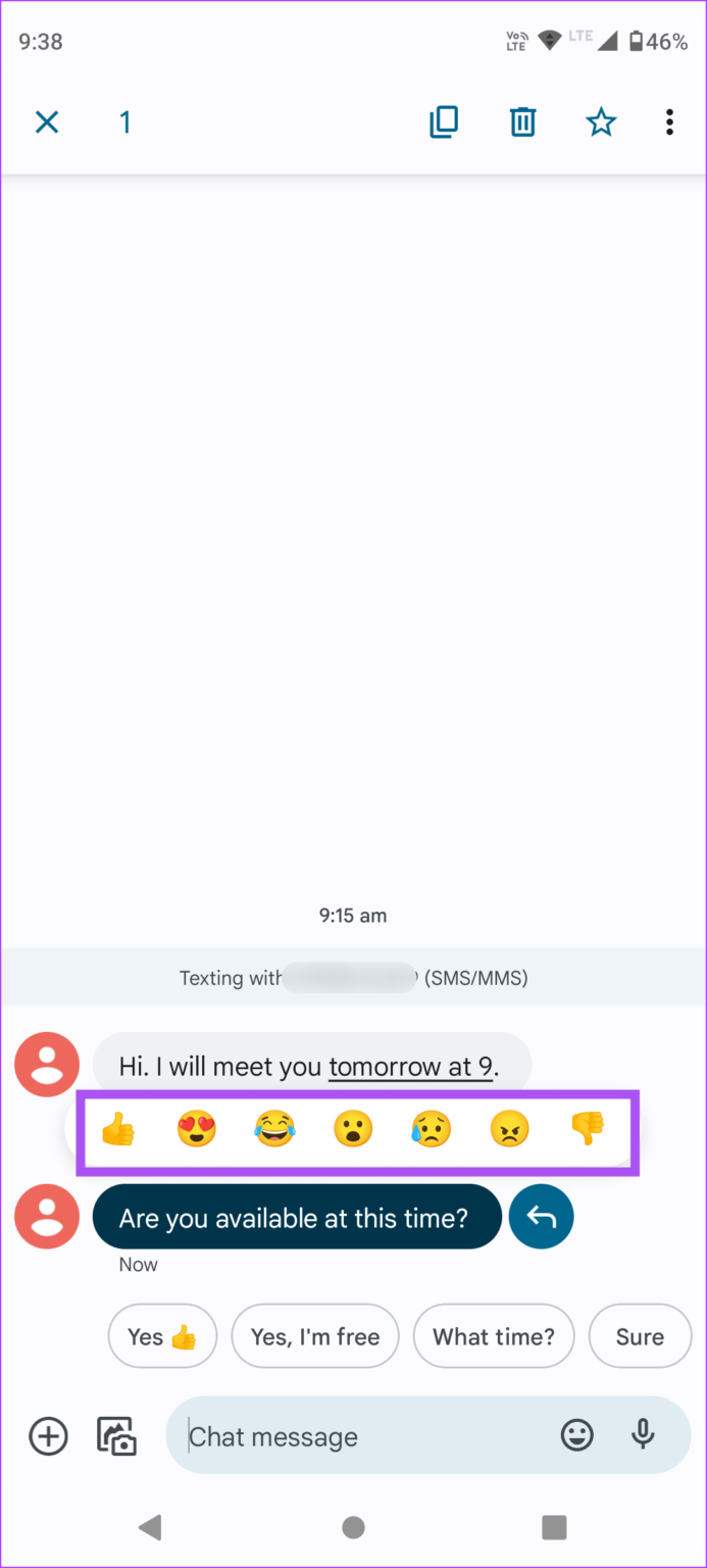 How to Use Reactions in Messages on Android - Guiding Tech