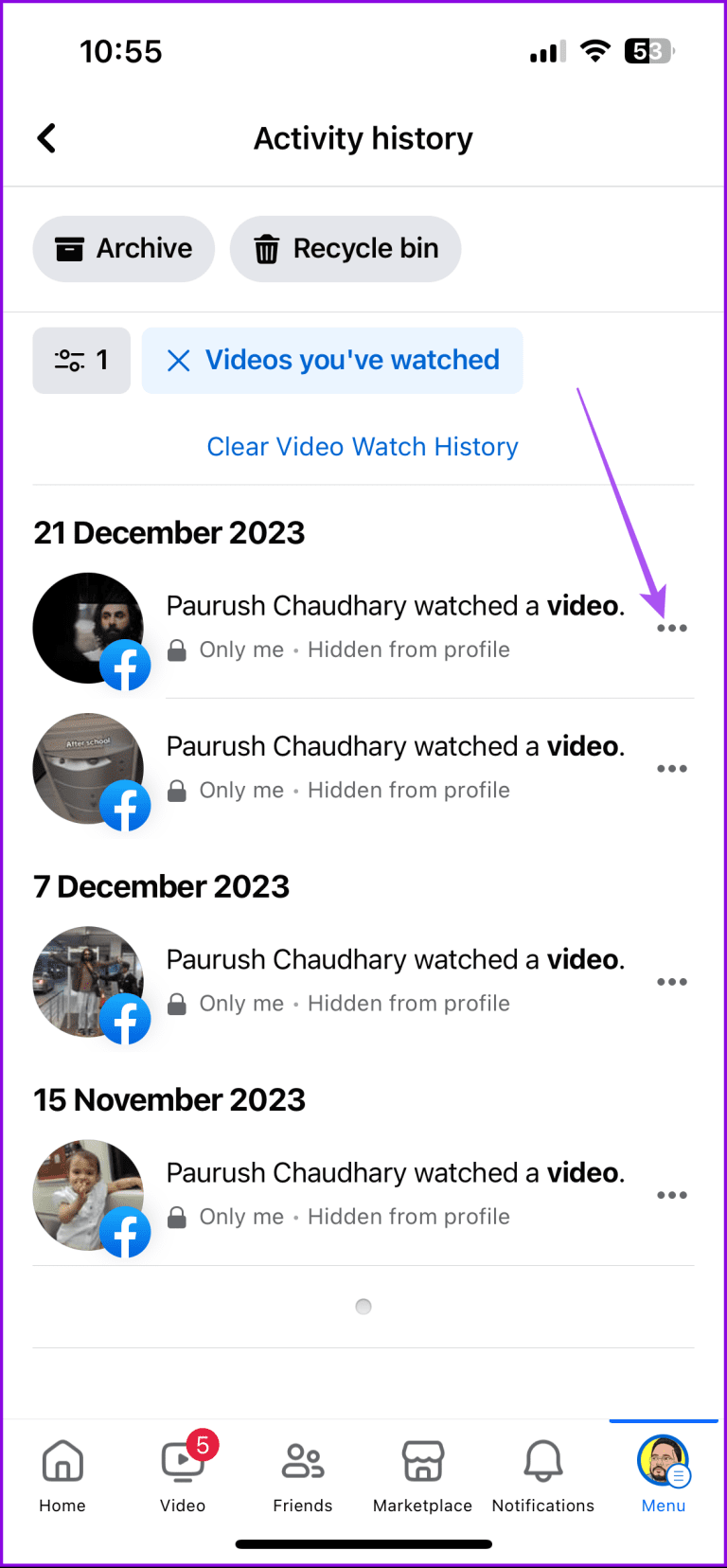 How to Delete Facebook Watch History on Mobile and Desktop - Guiding Tech