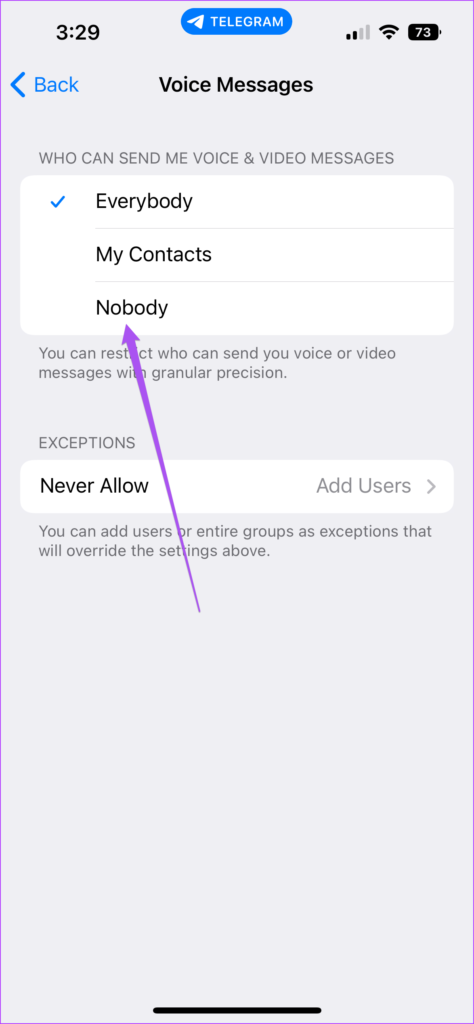 How to Restrict Voice Calls and Voice Messages on Telegram 2025