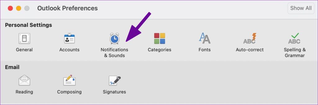 4 Ways to Fix Outlook Notifications Not Working on Mac - Guiding Tech