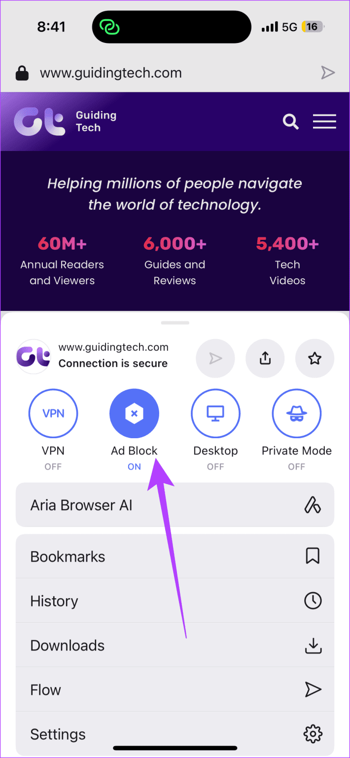 5 iPhone Browsers With Adblock to Enable Ad-Free Browsing - Guiding Tech