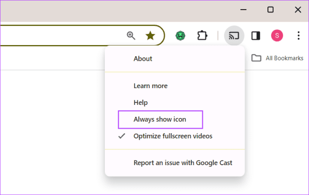 How to Get the Missing Cast Option Back in Chrome