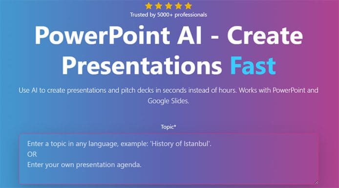 5 AI Tools to Help You Generate PowerPoint Presentation from Text ...