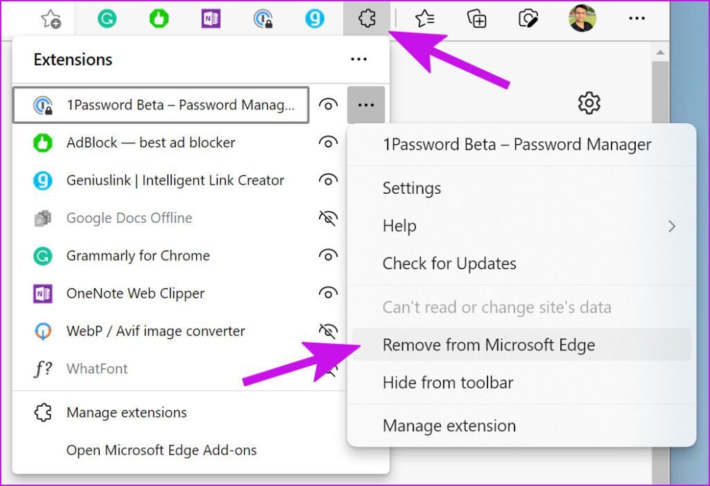 Top 7 Ways to Fix Extensions Not Working in Microsoft Edge - Guiding Tech