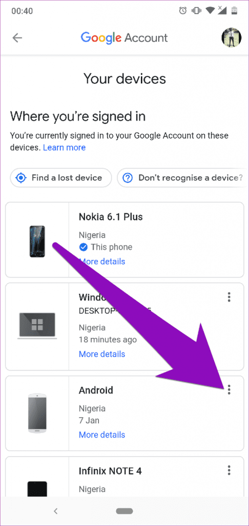 2 Best Ways to Remove Old Phone From Google Account - Guiding Tech