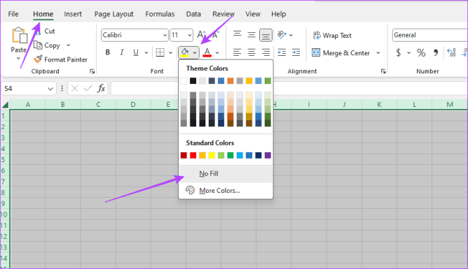 How to Get Missing Gridlines Back in Excel - Guiding Tech
