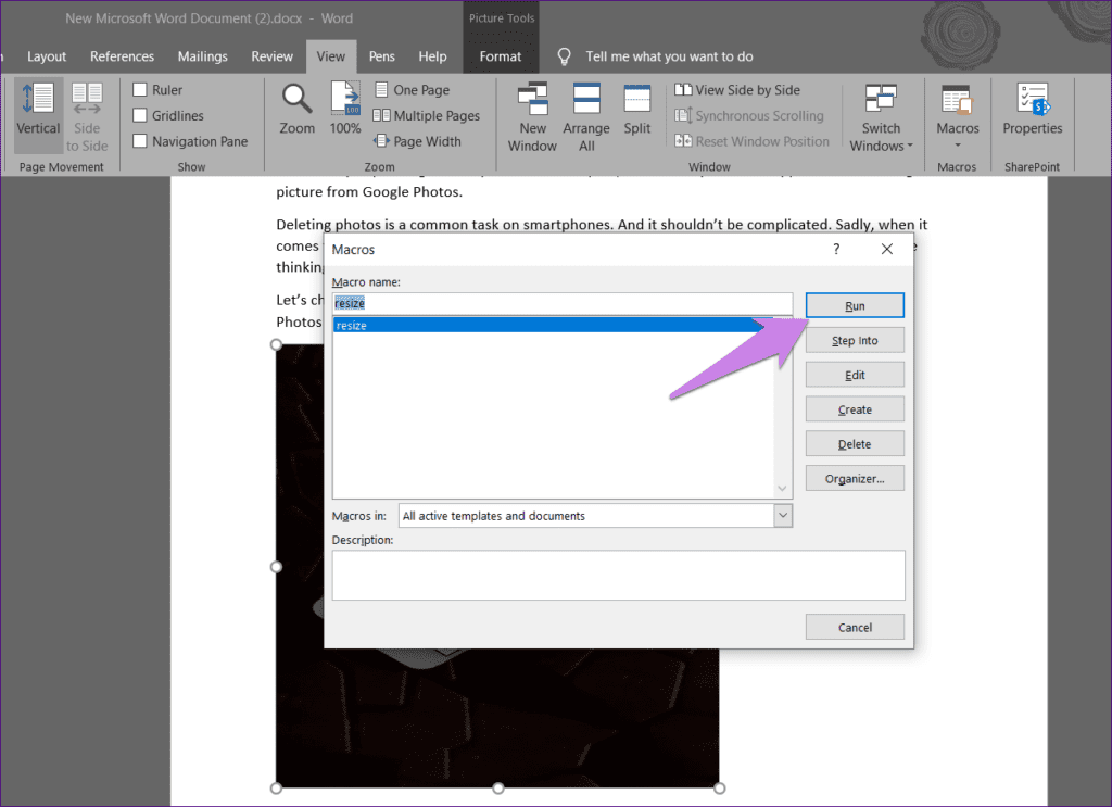 How to Make All Pictures of Same Size in Microsoft Word - Guiding Tech
