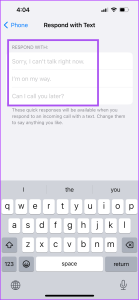 How to Set up Auto Replies to Calls and Messages on iPhone - Guiding Tech