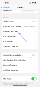 How to Set up Auto Replies to Calls and Messages on iPhone - Guiding Tech