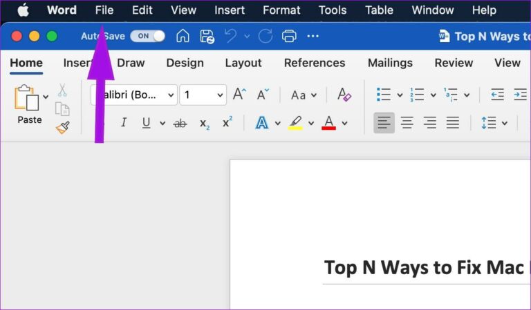 Top 8 Ways to Fix Microsoft Word Not Saving on Mac - Guiding Tech