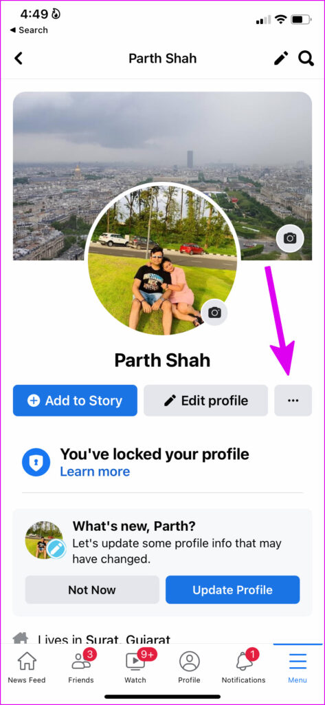 How to Lock Facebook Profile on Mobile and Web - Guiding Tech