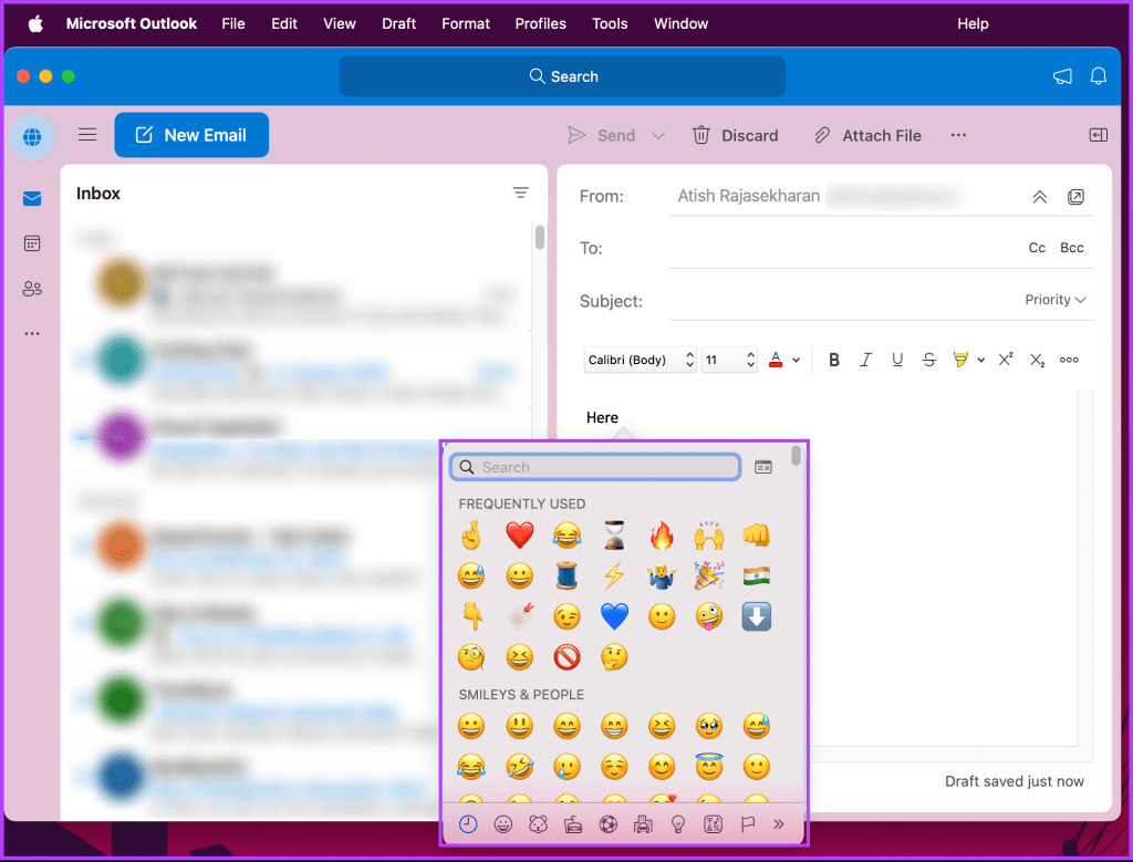 How to Insert Emojis in a Microsoft Outlook Email - Guiding Tech