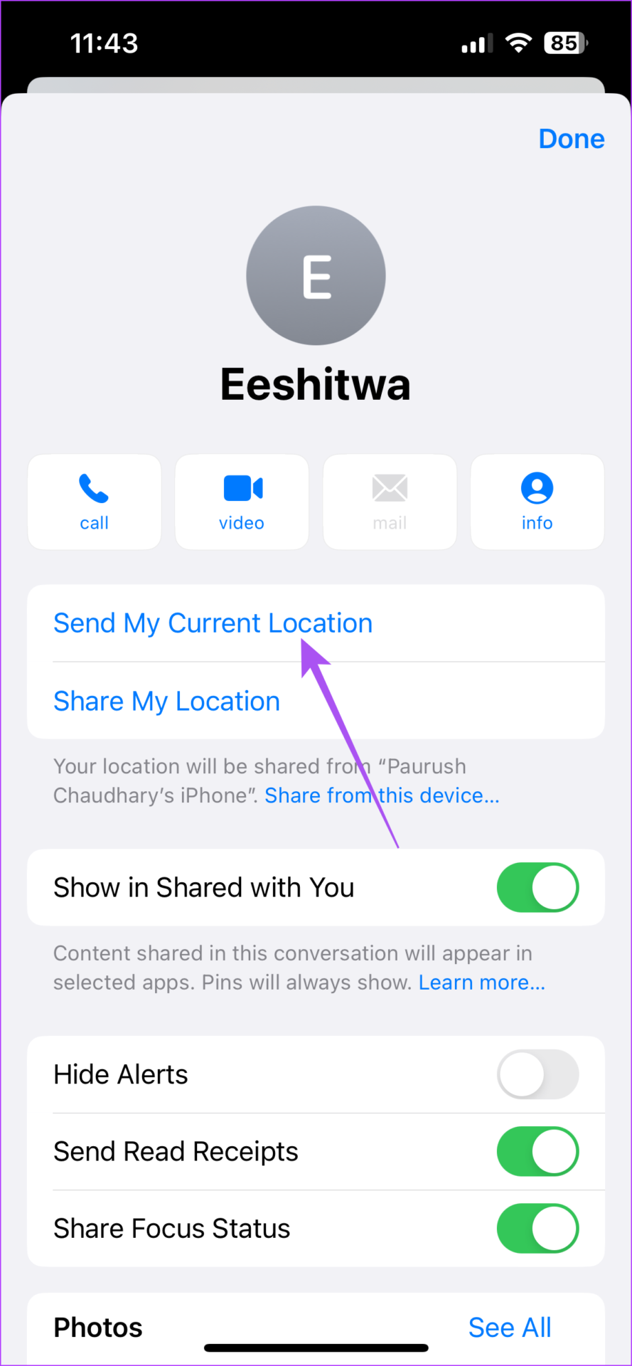 2 Best Ways to Share Live Location Using Messages App on iPhone 2025