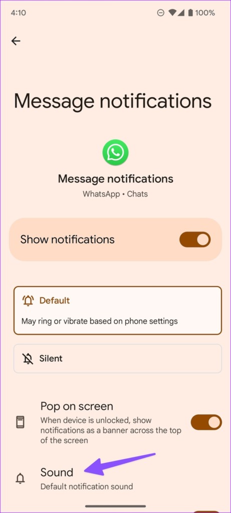 How to Set Custom Notification Sound for Specific Contacts on WhatsApp ...