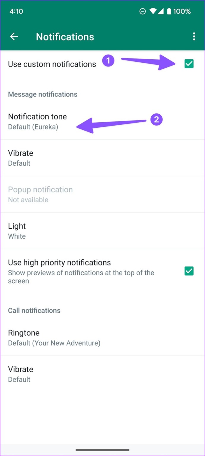 How to Set Custom Notification Sound for Specific Contacts on WhatsApp ...