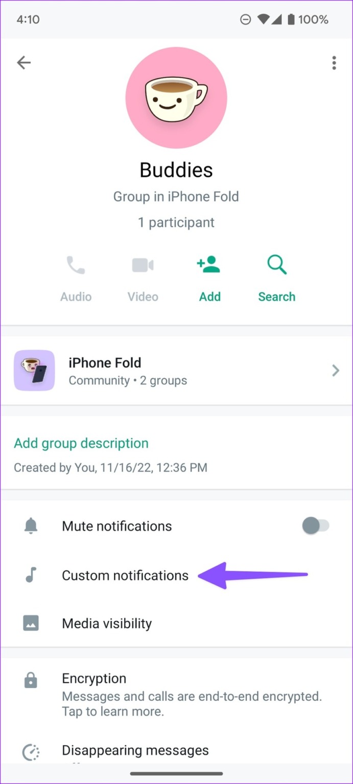 How to Set Custom Notification Sound for Specific Contacts on WhatsApp ...