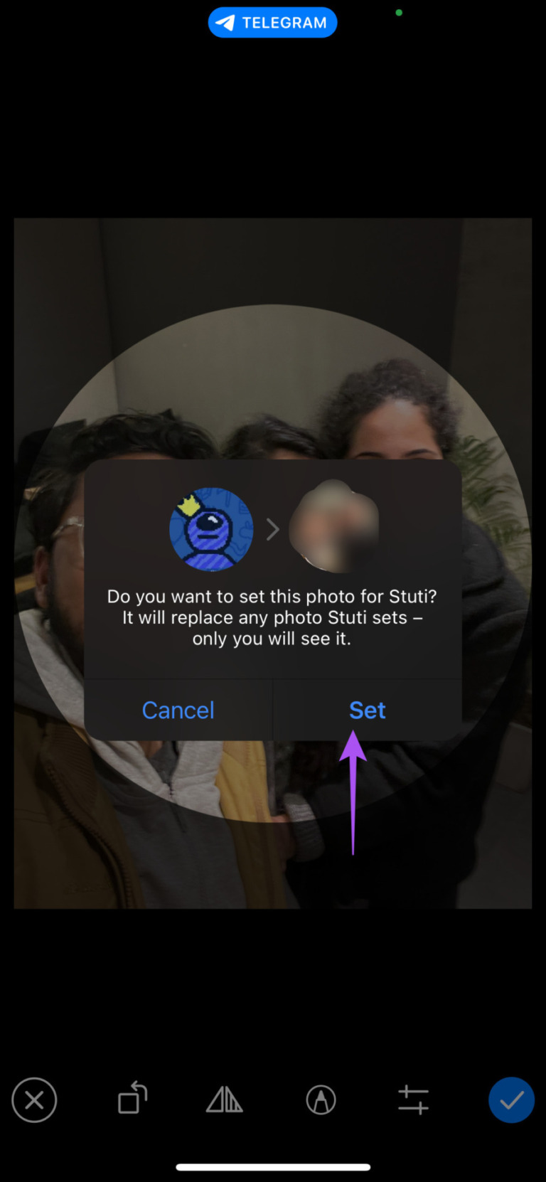 How to Set Custom Profile Picture for Contacts on Telegram - Guiding Tech