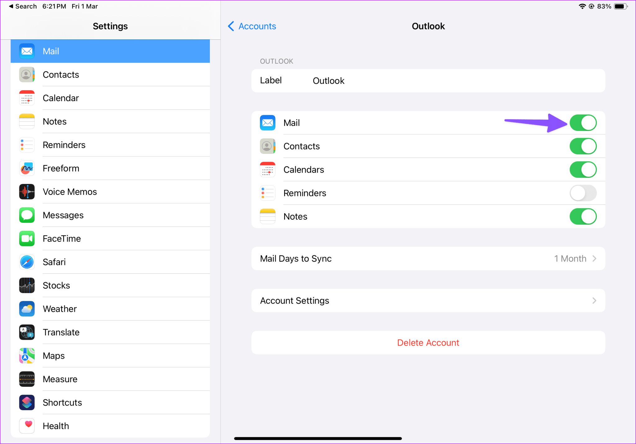How to Set Up Outlook on iPad - Guiding Tech