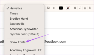 How to Change Font Style and Size in Apple Mail App - Guiding Tech