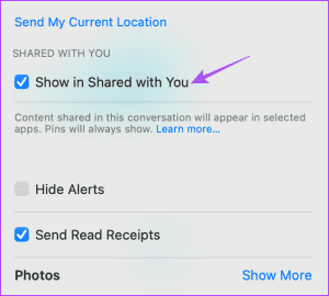 3 Fixes for iMessage Photos Not Showing in Photos App - Guiding Tech