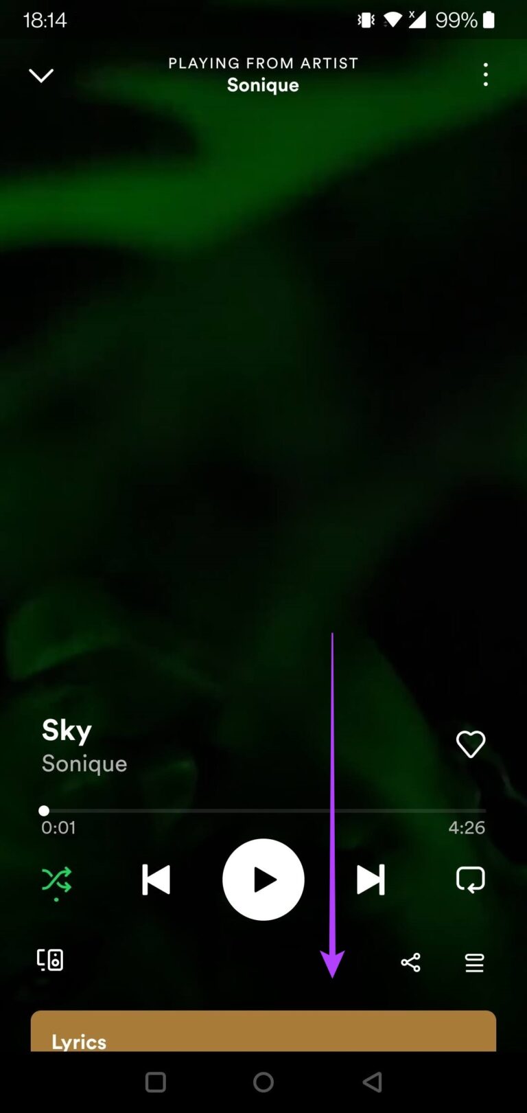How to View Lyrics on Spotify Mobile, Desktop and TV - Guiding Tech