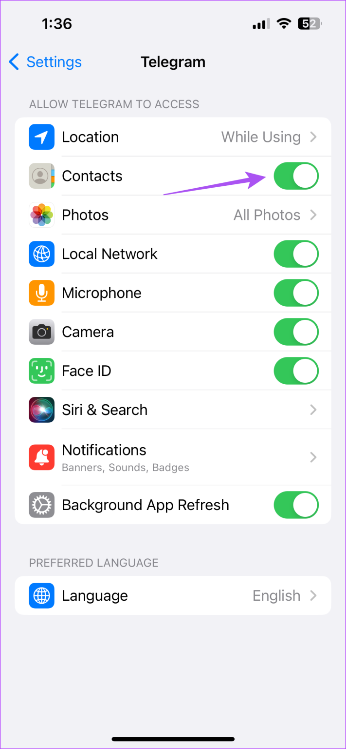 3 Fixes for Telegram Not Syncing Contacts - Guiding Tech