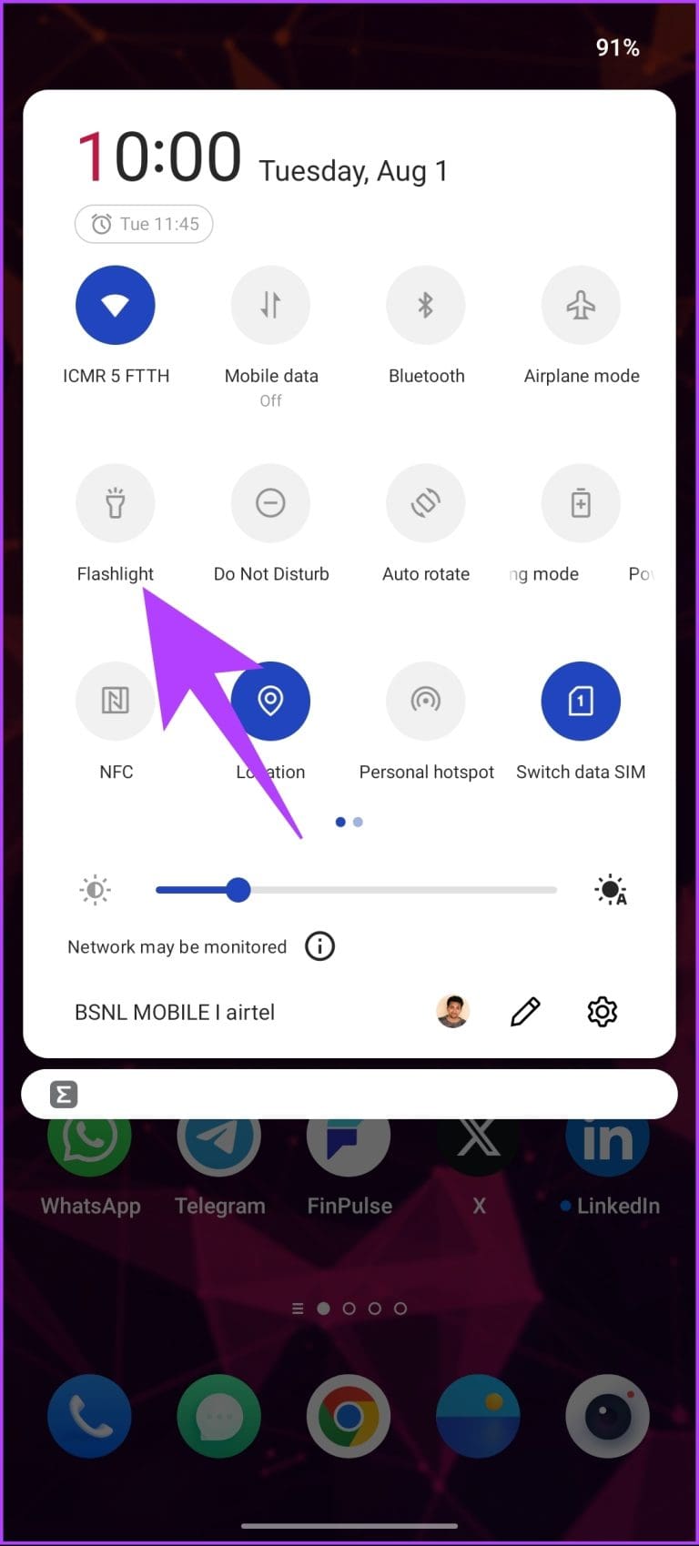 4 Best Ways to Turn Flashlight On or Off on Android - Guiding Tech