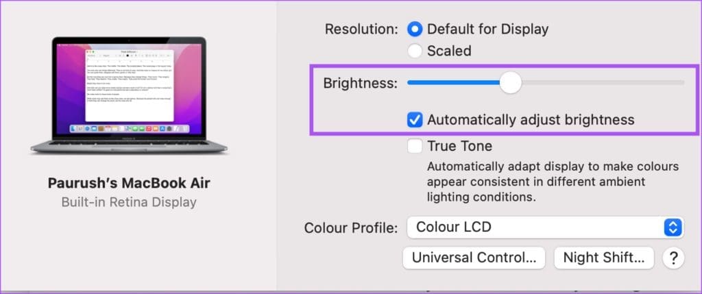 7 Best Fixes for Display Brightness Not Working on Mac - Guiding Tech
